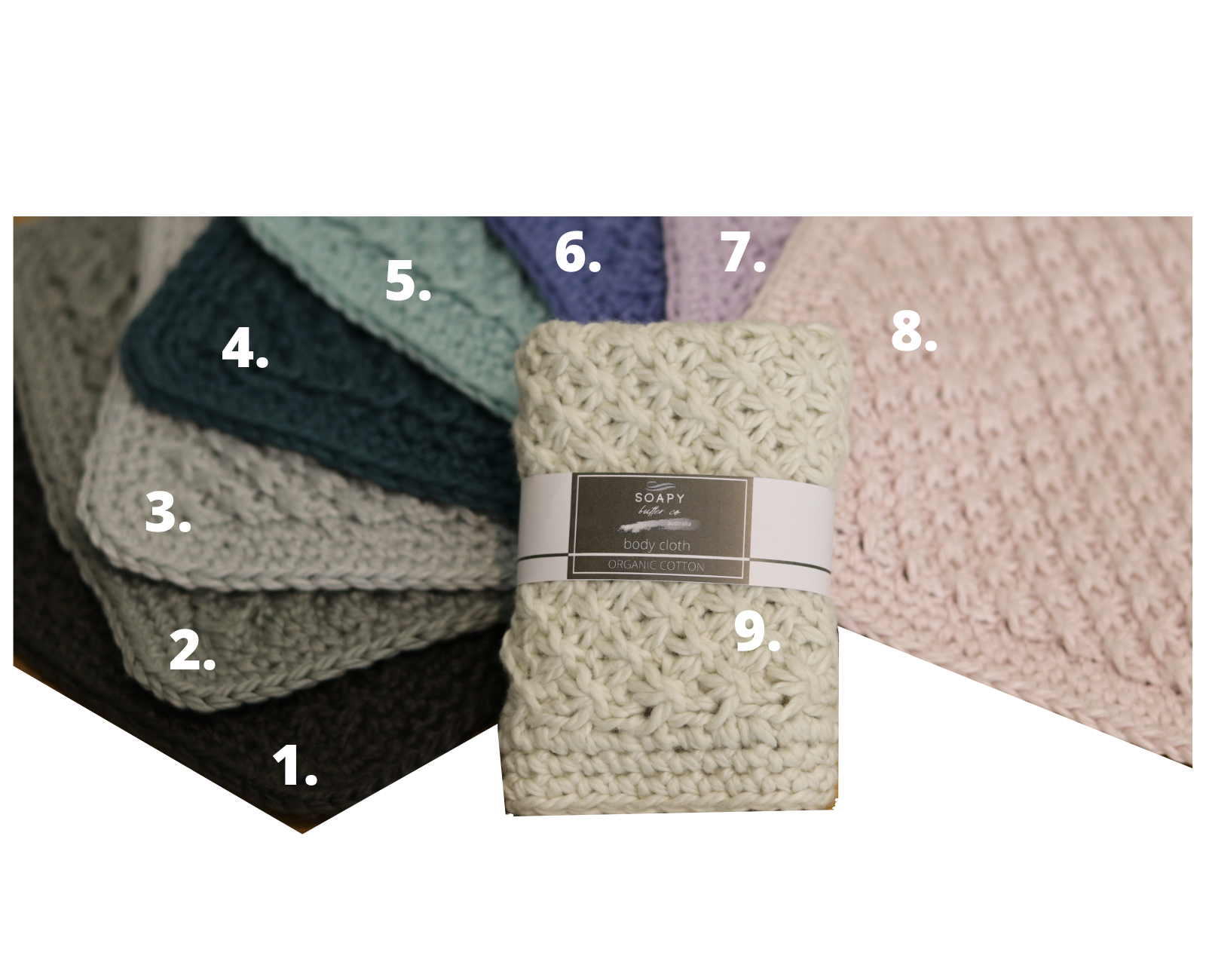 Organic Cotton Body Cloth – Soapy Butter Co